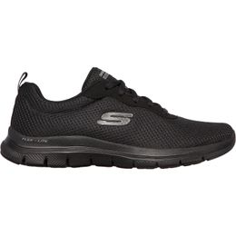 Skechers Flex Appeal 4.0 Sneaker Damen - Gr&ouml;&szlig;e 36 1/2 - schwarz