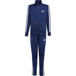 Adidas 3S Trainingsanzug Kinder - Gr&ouml;&szlig;e 164 - blau