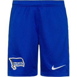 Nike Hertha BSC 24-25 Heim Fu&szlig;ballshorts Kinder - Gr&ouml;&szlig;e 158/164 - blau