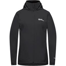 Jack Wolfskin TRAILTIME 2L Regenjacke Damen - Gr&ouml;&szlig;e XS - schwarz