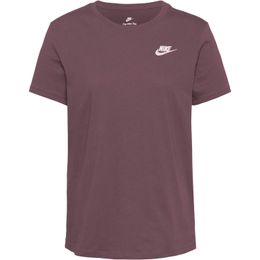 Nike Club T-Shirt Damen - Gr&ouml;&szlig;e XL - lila