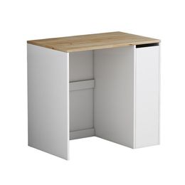 VICCO Waschmaschinenschrank, Wei&szlig;, Holzwerkstoff, 4 F&auml;cher, 93.5x88.5x60 cm, Waschk&uuml;che, Waschmaschinenschrank