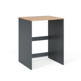 VICCO Waschmaschinenschrank, Anthrazit, Honigeiche, Holzwerkstoff, Rechteckig, 68x88.2x60 cm, Waschk&uuml;che, Waschmaschinenschrank
