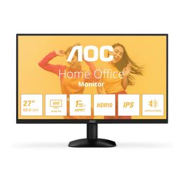 AOC LED-Monitor "Q27B35E", Energieeffizienz: C (A-G), schwarz, Monitore, neigbar