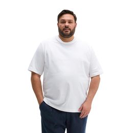 Marc O'Polo T-Shirt MARC O'POLO "aus schwerem Bio-Baumwoll-Jersey", Jungen, Gr. 3XL, wei&szlig;, Obermaterial: 100% Baumwolle, unifarben, Basic, regular fit, Rundhals, Shirts T-Shirt