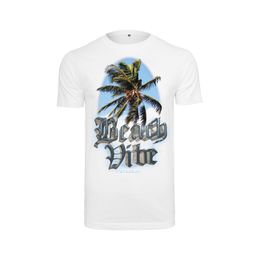 T-Shirt MisterTee "MisterTee Herren Beach Vibe Tee", Jungen, Gr. XS, wei&szlig;, 100% Baumwolle, unifarben, normal, Rundhals, Shirts T-Shirt