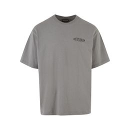 T-Shirt 2Y STUDIOS "2Y Studios Herren 2Y Introspect Oversize Tee", Jungen, Gr. S, grau (washed grau), 100% Baumwolle, bedruckt, relaxed fit, Rundhals, Shirts T-Shirt