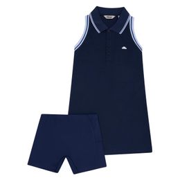 Polokleid Ellesse "OTRAN TENNIS DRESS", Damen, Gr. 42, N-Gr, navy, Obermaterial: 50% Baumwolle, 48% Polyester, 2% Elasthan, Kleider, f&uuml;r sportliche Aktivit&auml;ten, bequemer Stil, f&uuml;r aktive Bewegungen