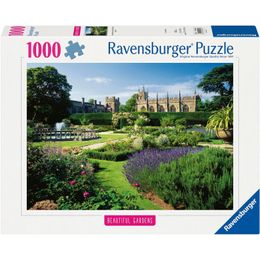 Puzzle Ravensburger "Beautiful Gardens, Queen's Garden, Sudeley Castle, England", bunt, Puzzles, KinderB:70cm H:50cm, Pappe, Made in Germany, B:70cm H:50cm