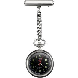 Regent Uhren Krankenpflegeuhr REGENT "P755-32807746", silber (edelstahlfarben), Taschenuhren, Damen, Quarzuhr, Damenuhr, Herrenuhr, Geschenkidee