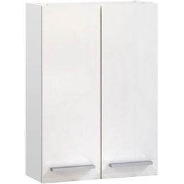 H&auml;ngeschrank SAPHIR "Quickset 335 Badschrank 50 cm breit mit 2 T&uuml;ren und 2 Einlegeb&ouml;den", wei&szlig;, B:50cm H:70cm T:20cm, Holzwerkstoff, Schr&auml;nke, H&auml;ngeschrank, Badezimmer-H&auml;ngeschrank inkl. Griffe in Chrom Glanz