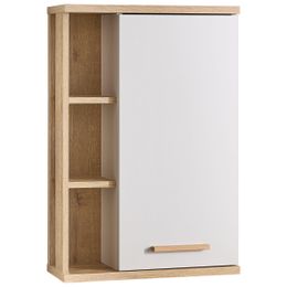 H&auml;ngeschrank SAPHIR "mit einem seitlichen Ablagefach", kaschmir, riviera eiche, B:50,5cm H:74,5cm T:20,5cm, Holzwerkstoff, Schr&auml;nke, H&auml;ngeschrank
