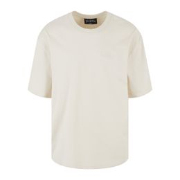 T-Shirt DROPSIZE "Dropsize Herren Heavy Oversize Dove 2.0 T-Shirt", Jungen, Gr. XS, coconutmilk, 100% Baumwolle, bedruckt, oversize, Rundhals, Shirts T-Shirt