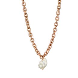 Collier ISABELLA FORD "FN002R", rose gold, Halsketten, Damen, 44cm, Edelstahl, L: 44, Collier