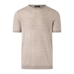 T-Shirt Maerz Muenchen "Maerz Muenchen 402900 T-Shirt Herren Bekleidung", Jungen, Gr. 56, beige, 100% Wolle (Merino), Shirts T-Shirt