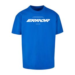 T-Shirt "Upscale by Mister Tee Error Wording Oversize Tee", Jungen, Gr. S, cobaltblau, 100% Baumwolle, UPSCALE BY MISTER TEE, bedruckt, oversize, Rundhals, Shirts T-Shirt