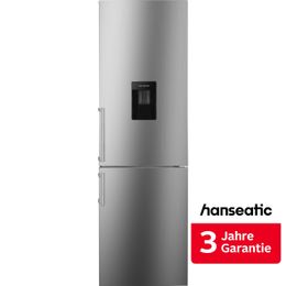 Hanseatic K&uuml;hl-/Gefrierkombination "HKGK17955CNFWD", Energieeffizienz: C (A-G), silber (edelstahl), Rechtsanschlag, K&uuml;hlschr&auml;nke, inkl. 3 Jahre Herstellergarantie