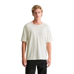 Marc O'Polo T-Shirt MARC O'POLO DENIM "aus weichem Slub-Jersey", Jungen, Gr. XL, silky wei&szlig;, Obermaterial: 100% Baumwolle, unifarben, Basic, relaxed fit, Rundhals, normaler Saum, Shirts T-Shirt