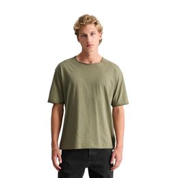 Marc O'Polo T-Shirt MARC O'POLO DENIM "aus weichem Slub-Jersey", Jungen, Gr. XL, chalky sage, Obermaterial: 100% Baumwolle, unifarben, Basic, relaxed fit, Rundhals, normaler Saum, Shirts T-Shirt