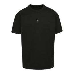 Kurzarmshirt "Upscale by Mister Tee Unisex Crucial Oversize Tee", Jungen, Gr. S, schwarz, 100% Baumwolle, UPSCALE BY MISTER TEE, unifarben, oversize, Rundhals, Shirts