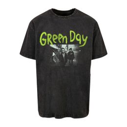 T-Shirt Merchcode "Merchcode Green Day Dookie Anniversary Oversize Acid Tee", Jungen, Gr. XXL, schwarz, 100% Baumwolle, bedruckt, oversize, Rundhals, Shirts T-Shirt