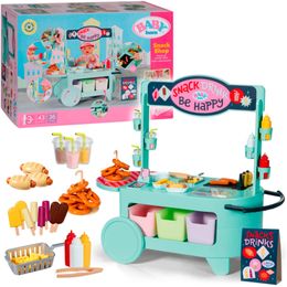 Puppentisch Baby Born "Snack Shop", bunt, Puppenm&ouml;bel, KinderB:40cm H:27cm T:20cm, mit Soundeffekt, B:40cm H:27cm T:20cm