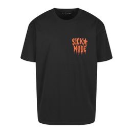 T-Shirt "Upscale by Mister Tee Psycho Font Oversize Tee", Jungen, Gr. XS, schwarz, 100% Baumwolle, UPSCALE BY MISTER TEE, bedruckt, oversize, Rundhals, Shirts T-Shirt