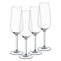 Champagnerglas "Sekt- / Champagnergl&auml;ser Essential 120 ml 4er Set transparent", bunt (transparent), B:7cm H:23,1cm &Oslash;:7cm, Glas, LIKE. BY VILLEROY & BOCH, Trinkgef&auml;&szlig;e, Sp&uuml;lmaschinenfest