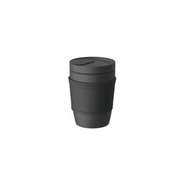 Villeroy & Boch Isolierflasche VILLEROY & BOCH "Kaffeebecher Coffee To Go 290 ml schwarz", schwarz, H:2cm, Trinkflaschen, Isolierflasche, Sp&uuml;lmaschinengeeignet, Mikrowellenfest
