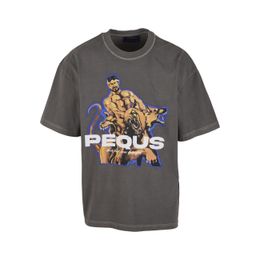 T-Shirt PEQUS "PEQUS PEQUS This kid was betrayed T-Shirt", Jungen, Gr. S, washed grau, 100% Baumwolle, bedruckt, normal, Rundhals, Shirts T-Shirt