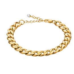 Armband ISABELLA FORD "FB008G", gold, Armb&auml;nder, Damen, 18cm., Edelstahl, Armband