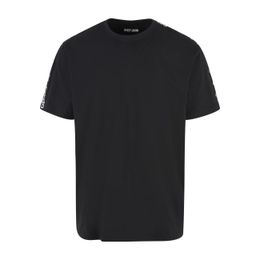T-Shirt DEF "DEF Herren Hekla T-Shirt", Jungen, Gr. M, schwarz, 100% Baumwolle, bedruckt, loose fit, Rundhals, Shirts T-Shirt