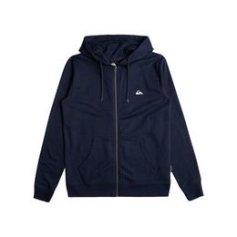 Hoodie Quiksilver "Basic", Jungen, Gr. 10, blau (navy blazer), Obermaterial:60% Baumwolle, 40% Polyester., Sweatshirts Hoodie