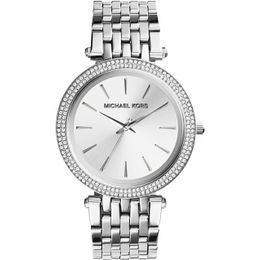 Quarzuhr Michael Kors "DARCI", silber (silberfarben), Armbanduhren, Damen, Quarzuhr, Armbanduhr, Damenuhr, Glassteine, Edelstahlarmband