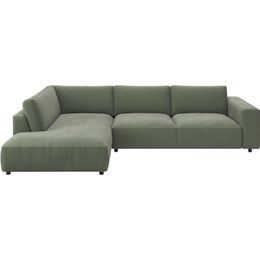 Ecksofa Musterring "MR LUCIA, Luxuri&ouml;se Wohlf&uuml;hlgarnitur von Musterring", gr&uuml;n (turtle), B:330cm H:81cm T:224cm, 94% Polyester, 6% Nylon, Sofas, Ecksofa, Erstklassige Kammerkissen, komfortable Umbauecke & zeitloser Look
