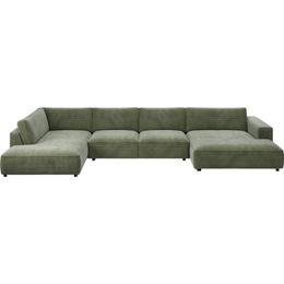 Wohnlandschaft Musterring "MR LUCIA, das ultimative Raumwunder von Musterring", turtle, B:434cm H:81cm T:224cm, 88% Polyester, 12% Polyacryl, Sofas, Wohnlandschaft, Gigantische Fl&auml;che, erstklassige Kammerkissen & Luxus-Komfort