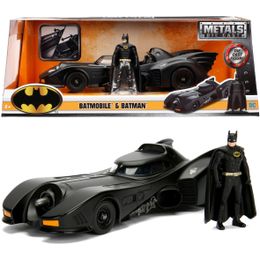 Spielzeug-Auto Jada "Batman 1989 Batmobil", schwarz, Spielzeugfahrzeuge, Kinder, Kunststoff, Metall