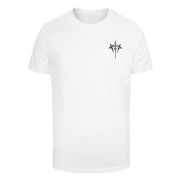 T-Shirt MisterTee "MisterTee Trust In Faith Tee", Jungen, Gr. XS, wei&szlig;, 100% Baumwolle, bedruckt, normal, Rundhals, Shirts T-Shirt