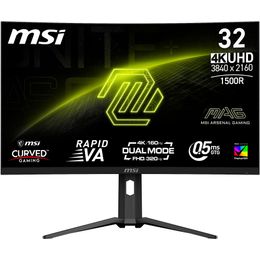 MSI Curved-Gaming-Monitor "MAG 321CUPDF", Energieeffizienz: G (A-G), schwarz, B:71,1cm H:42,3cm T:9,9cm, Monitore