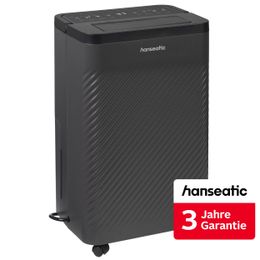 Luftentfeuchter Hanseatic "Hanseatic 12L, 2in1 Entfeuchtung & Luftreinigung", schwarz (grau, schwarz), B:31cm H:49cm T:22cm, Luftentfeuchter, inkl. 3 Jahre Herstellergarantie