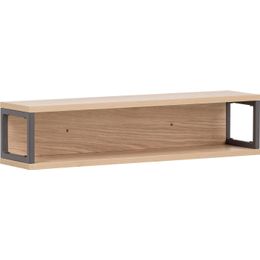 Regal Schildmeyer "Limone", braun (eichefarben hell), B:70cm H:16,2cm T:16,1cm, Holzwerkstoff, Regale, Regal