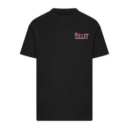 T-Shirt Merchcode "Merchcode Lillet Tee", Jungen, Gr. M, schwarz, 100% Baumwolle, bedruckt, normal, Rundhals, Shirts T-Shirt