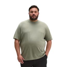 Marc O'Polo T-Shirt MARC O'POLO "mit saisonalem R&uuml;ckenprint", Jungen, Gr. 4XL, saddle gray, Obermaterial: 100% Baumwolle, unifarben, Basic, regular fit, Rundhals, normaler Saum, Shirts T-Shirt