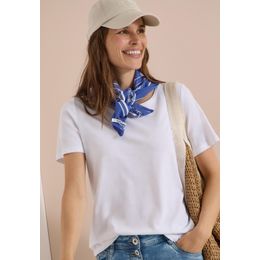 Halstuch Cecil, Damen, Gr. onesize, deep river blau, Web, 100% Baumwolle, Paisley, Modet&uuml;cher, mit Paisley-Muster