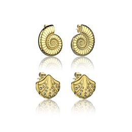 Schmuckset AMELIA PARKER "AS034G", gold, Schmuck_Sets, Damen, 18mm, Edelstahl, Schmuckset, 18mm
