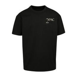 T-Shirt Merchcode "Merchcode 2Pac I ain't mad at cha Oversize Tee", Jungen, Gr. M, schwarz, 100% Baumwolle, bedruckt, oversize, Rundhals, Shirts T-Shirt