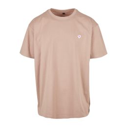 T-Shirt "Upscale by Mister Tee Unisex Summer Of Love Oversize Tee", Jungen, Gr. XS, beige (amber), 100% Baumwolle, UPSCALE BY MISTER TEE, unifarben, normal, Rundhals, Shirts T-Shirt