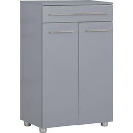 Unterschrank Optifit "Bern", blau (basalt), B:60cm H:96,1cm T:34,8cm, Holzwerkstoff, Schr&auml;nke, Unterschrank
