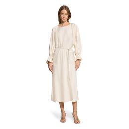 Cocktailkleid Vera Mont "Damen mit U-Boot-Ausschnitt", Damen, Gr. 40, Normalgr&ouml;&szlig;en, beige (champagne sorbet), Satin, Obermaterial: 100% Polyester, Basic schmal lang, U-Boot-Ausschnitt, Kleider