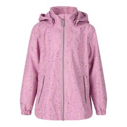 Outdoorjacke ZIGZAG "Graze", Kinder, Gr. 104, pink, 100% Polyester, mehrfarbig, normal, ohne Ausschnitt, Jacken Outdoorjacke, mit 10.000 mm Wassers&auml;ule